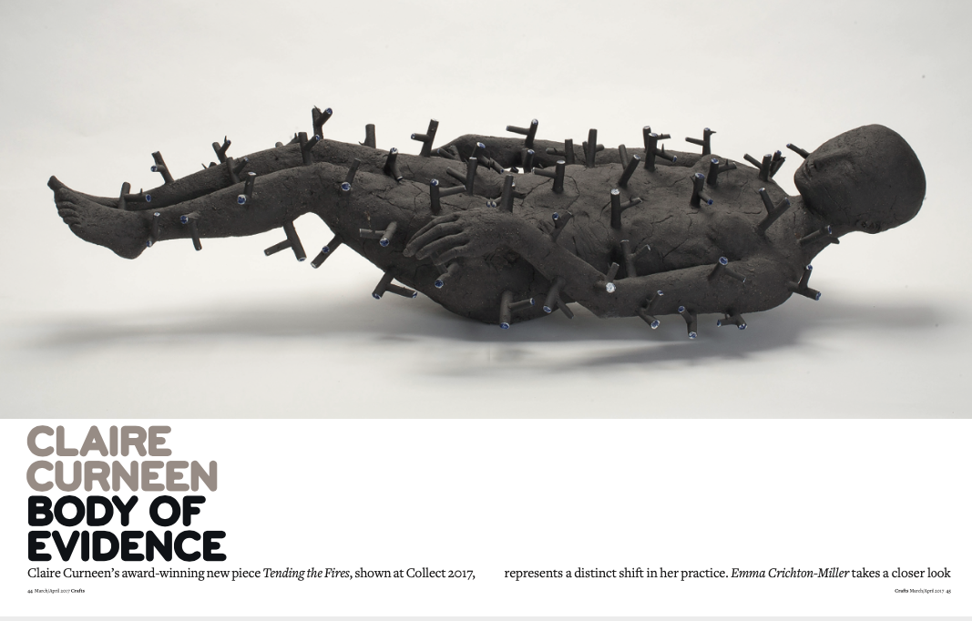 Crafts Magazine article by Emma Crichton Miller | Claire Curneen